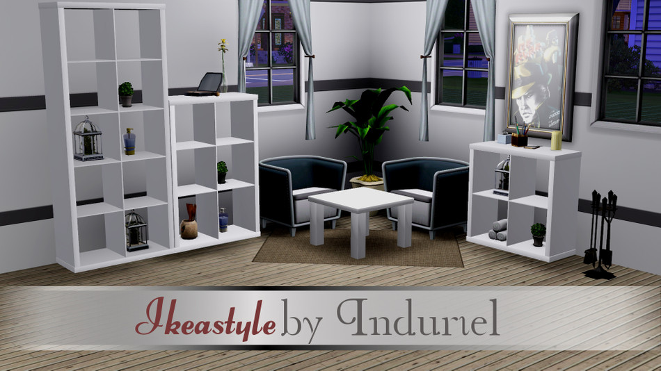 The Sims Resource - Ikea Shelf Expedit