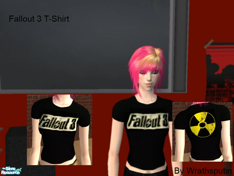 The Sims Resource | Fallout 3 T-Shirt