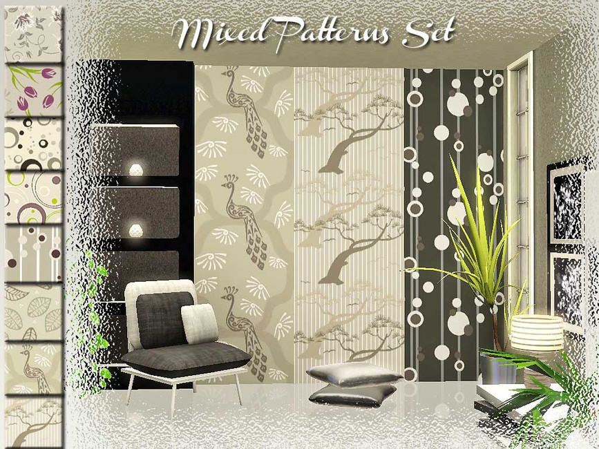 The Sims Resource - Mixed Patterns Set