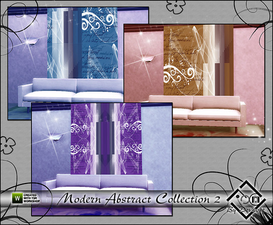 The Sims Resource | Modern Abstract Collection 2