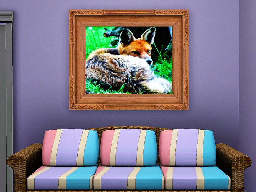 The Sims Resource - Fox And Tiger Pictures - By Luckyoyo.