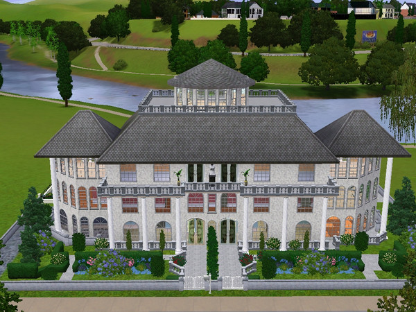 The Sims Resource | Ely Estate 6 bedrooms 8 baths