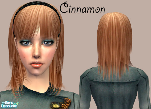 The Sims Resource | Mandy Hair - Cinnamon