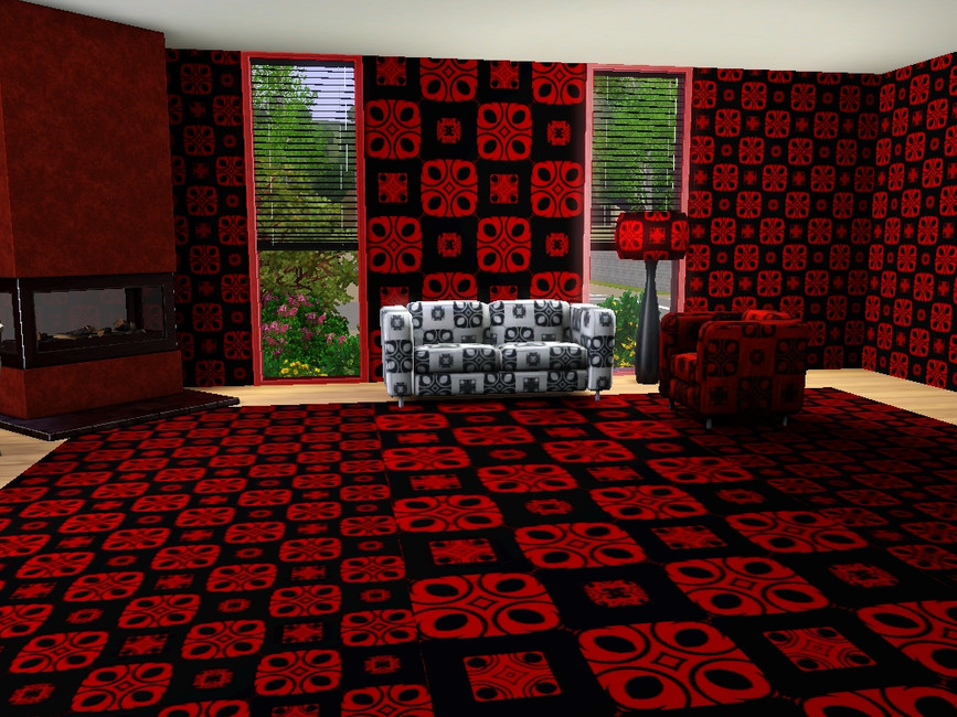 The Sims Resource - Red In Black-Set