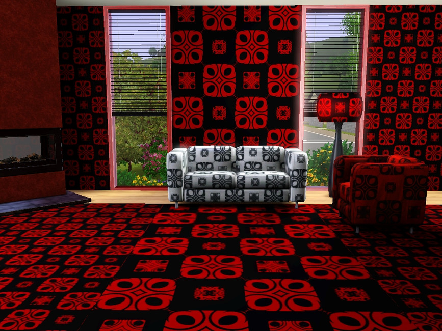 The Sims Resource - Red In Black-Set