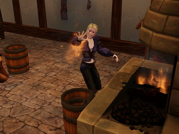 The Sims Resource - Screenshot - Ouch! Fire!