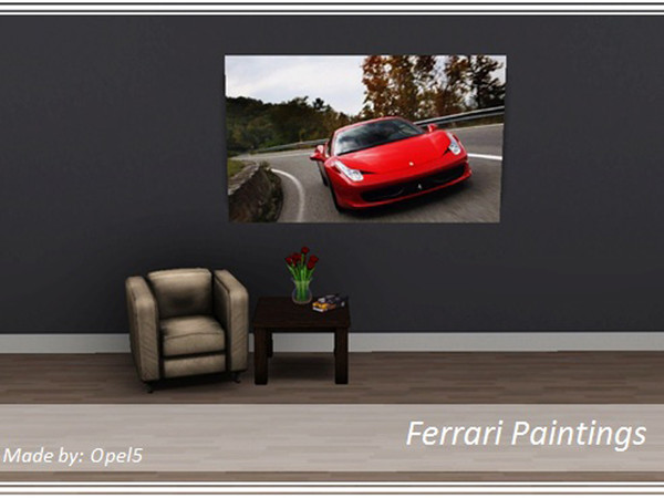 The Sims Resource - Ferrari Paintings