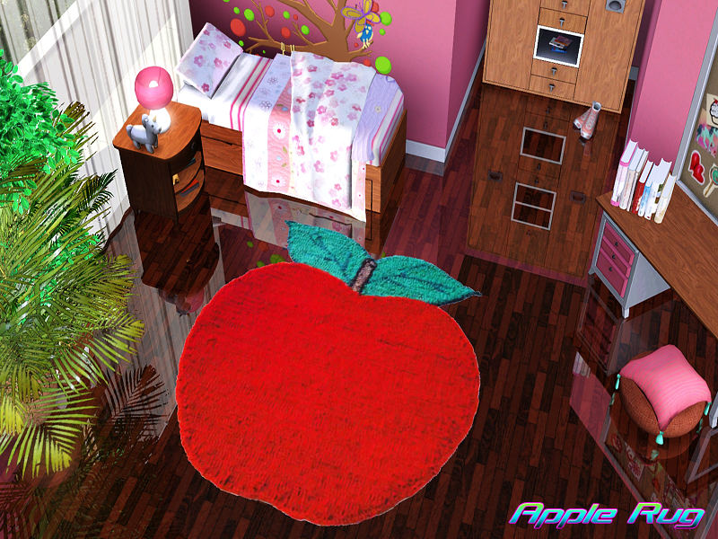 The Sims Resource | Apple Rug