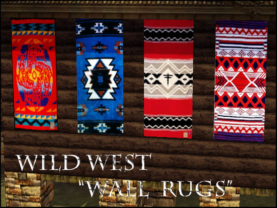 The Sims Resource | WILD WEST WALL RUG