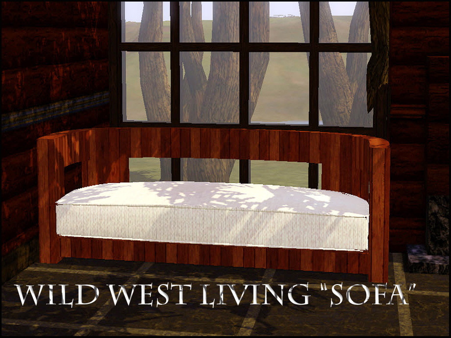 The Sims Resource | WILD WEST LIVING SOFA