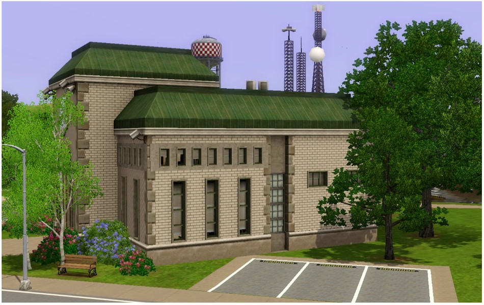 The Sims Resource - New Riverview Police Station