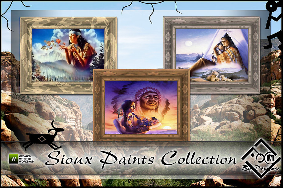 The Sims Resource | Sioux Paints Collection