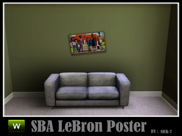 The Sims Resource - SBA LeBron Poster