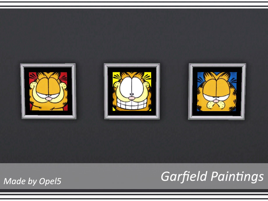 The Sims Resource | Garfield Paintings