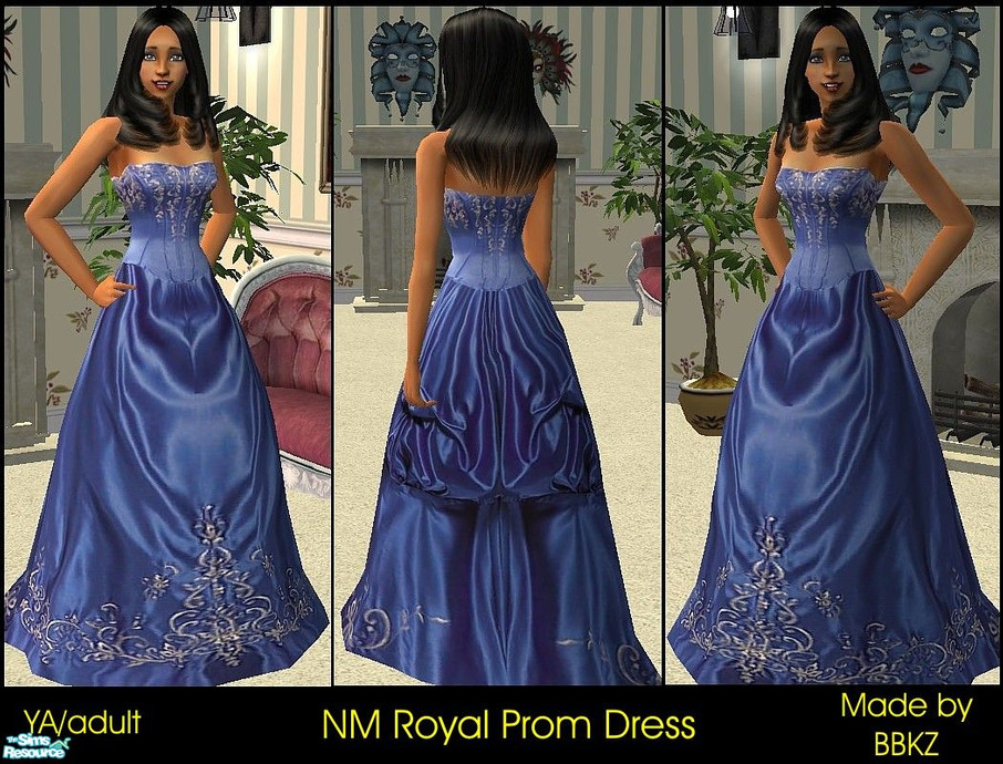 The Sims Resource | NM Royal Prom Dress