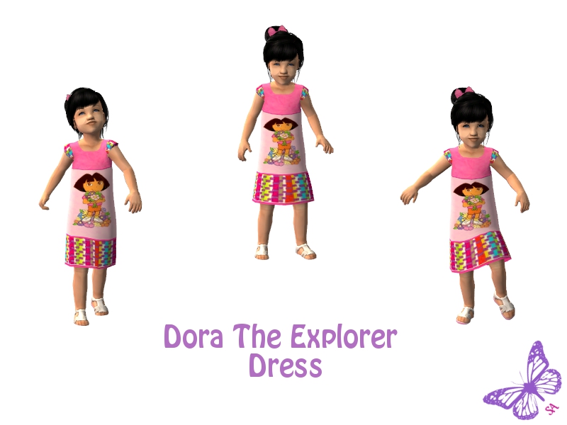 The Sims Resource | Dora The Explorer Dress