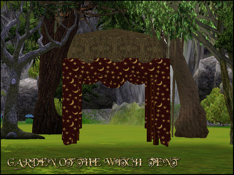 The Sims Resource | GARDEN OF THE WITCH TENT