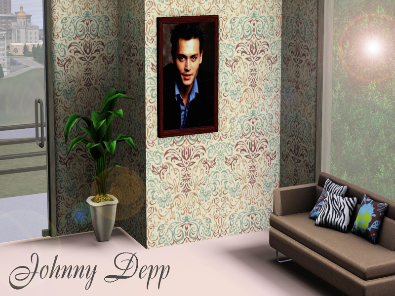 The Sims Resource | Painting Johnny Depp