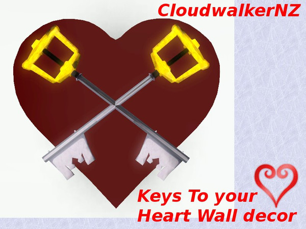 The Sims Resource | keyblade on Wall as decor