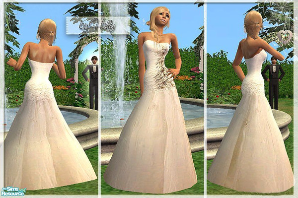 The Sims Resource | Wedding Dress - Collection - 1