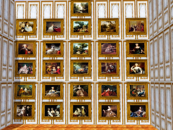 The Sims Resource | Rococo Portraits & Paintings