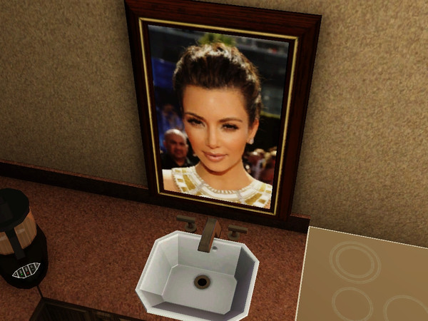 The Sims Resource | Kim Kardashian Art Part Un