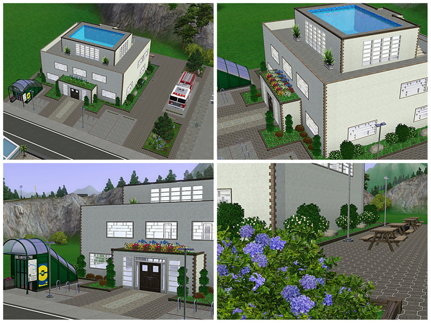 The Sims Resource - Fire station Safe fire