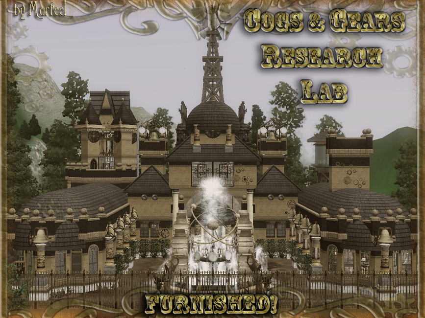 The Sims Resource - Cogs & Gears Research Lab -- V2 and Furnished!