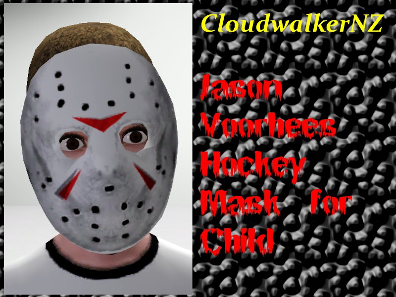 The Sims Resource | Child Jason Voorhees Hockey Mask