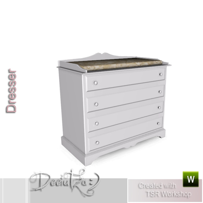 The Sims Resource - The Chic Nursery Dresser