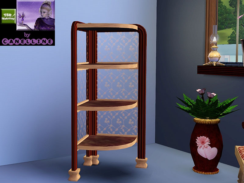 The Sims Resource | Holiday Set - Corner Shelves by Canelline