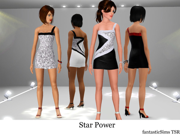 The Sims Resource | Star Power -Short Dress