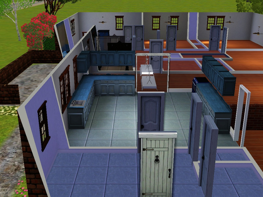 The Sims Resource | 317 Evergreen Court- on 64x64 lot