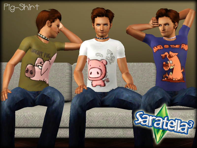 The Sims Resource - Pig_Shirt