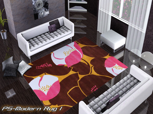 The Sims Resource | PS-Modern Rug I