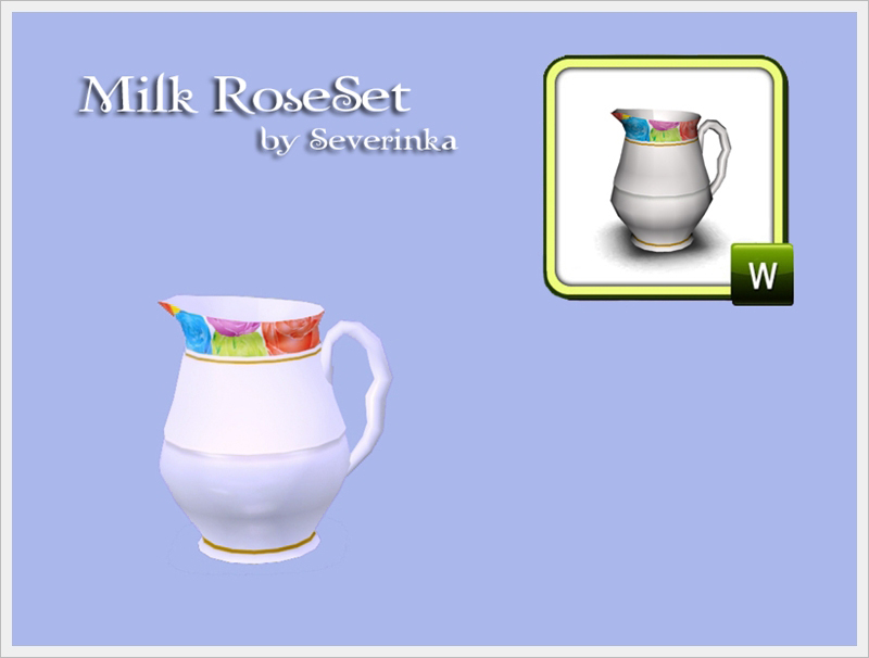 The Sims Resource - Milk_ServiceRoseSet