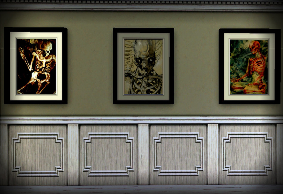 The Sims Resource - Skeleton Painting Set