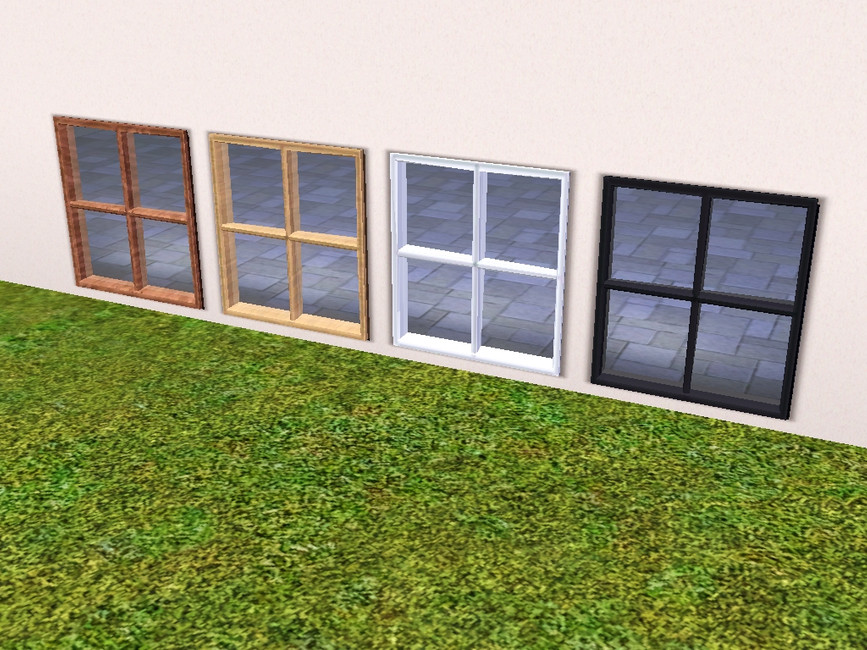 The Sims Resource - Simple square window floor level