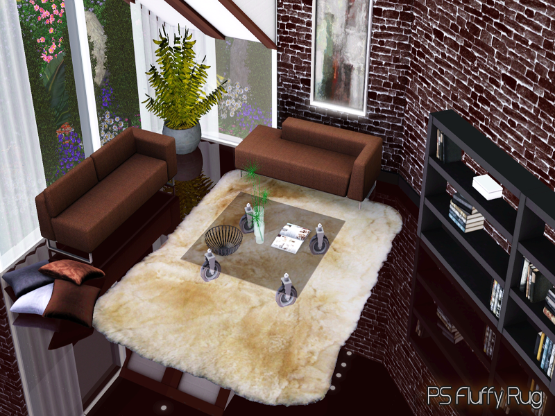 The Sims Resource | PS Fluffy Rug