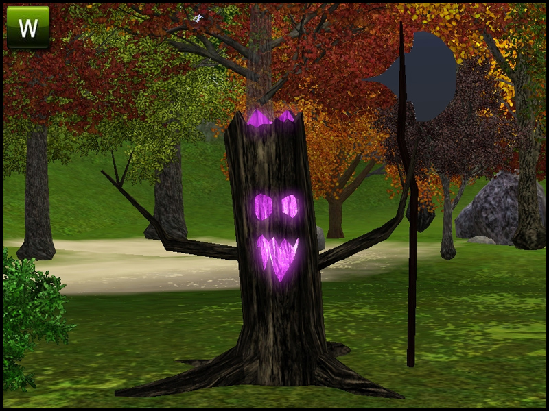 The Sims Resource - Evil Purple Halloween Halberd Tree