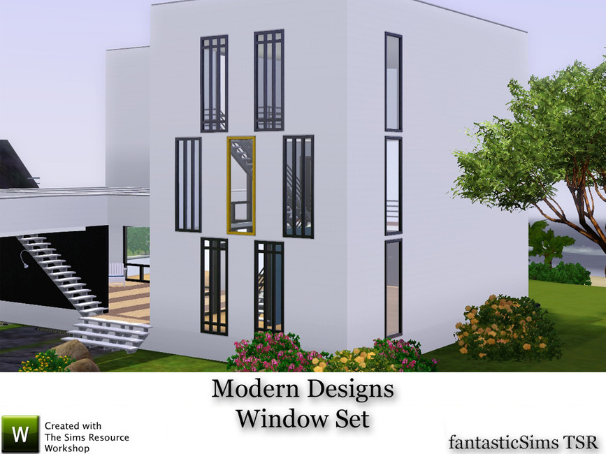 The Sims Resource - Modern Designs Window Set