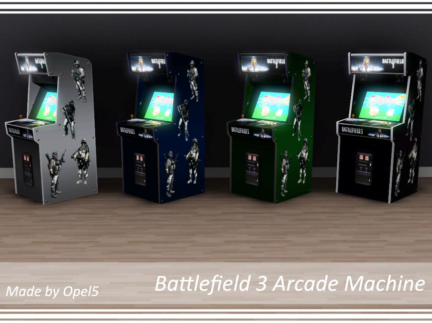 The Sims Resource - Battlefield 3 Arcade Machine
