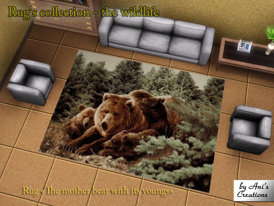 The Sims Resource | Rug's collection - The wildlife by Ani's Creations
