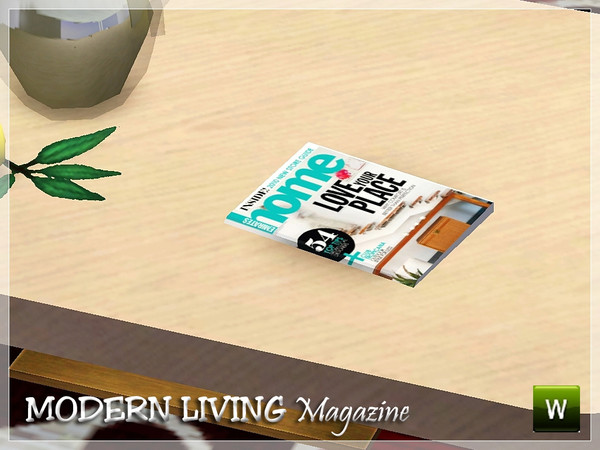 The Sims Resource | Modern Living Magazine