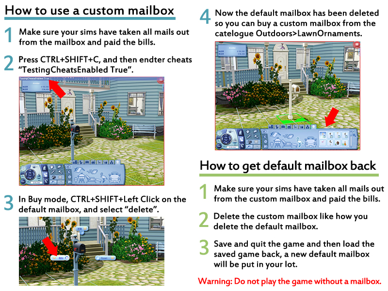 The Sims Resource | Mailbox 04