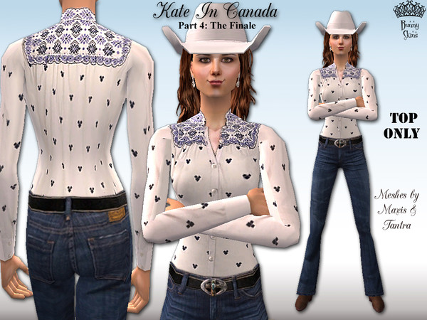 The Sims Resource | Kate In Canada Part 4: Armonia Blouse