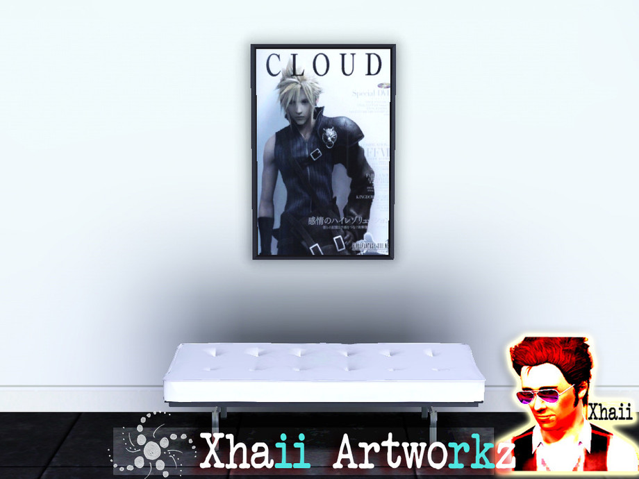 The Sims Resource | Cloud Strife Poster