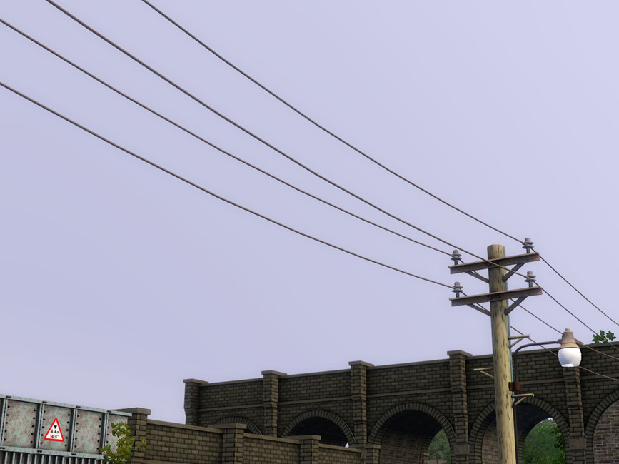The Sims Resource - Telegraph Pole Wires