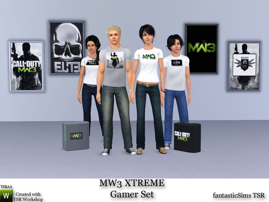 The Sims Resource - MW3 Xtreme Gamer Set
