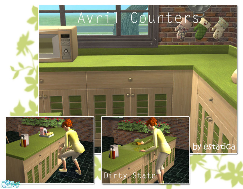 The Sims Resource - Avril Kitchen Counter